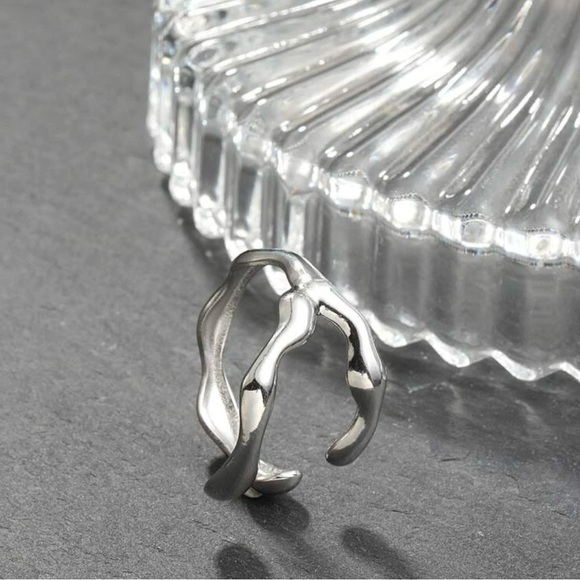 Jewelry | Melting Metal Dripping Droplet Blood Liquid Water Goth Edgy ...